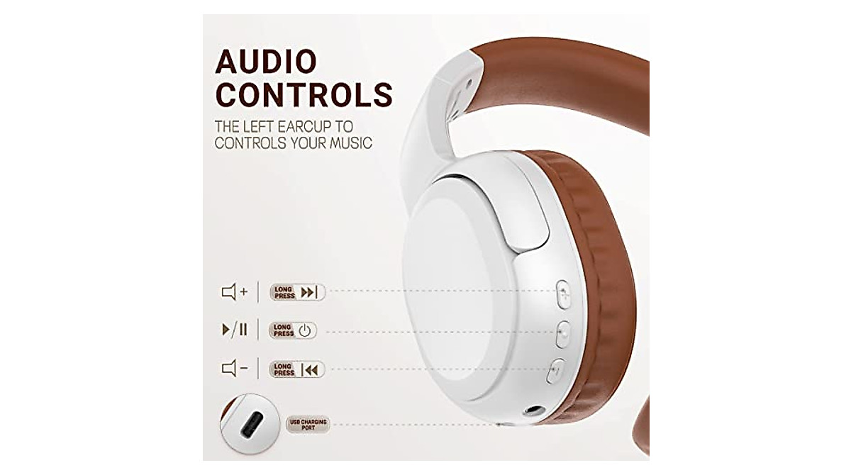 LORELEI B-C5 Wireless Headphones - 30H Playtime