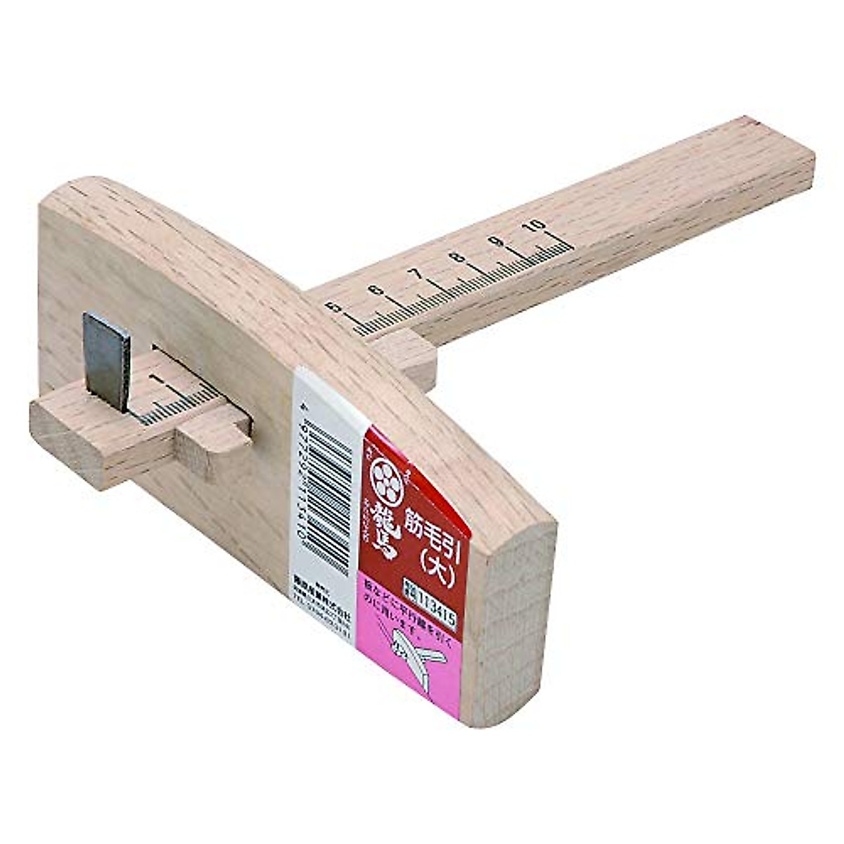 Japanese Simple Marking Gauge - 120mm - 100mm Scale / Kebiki