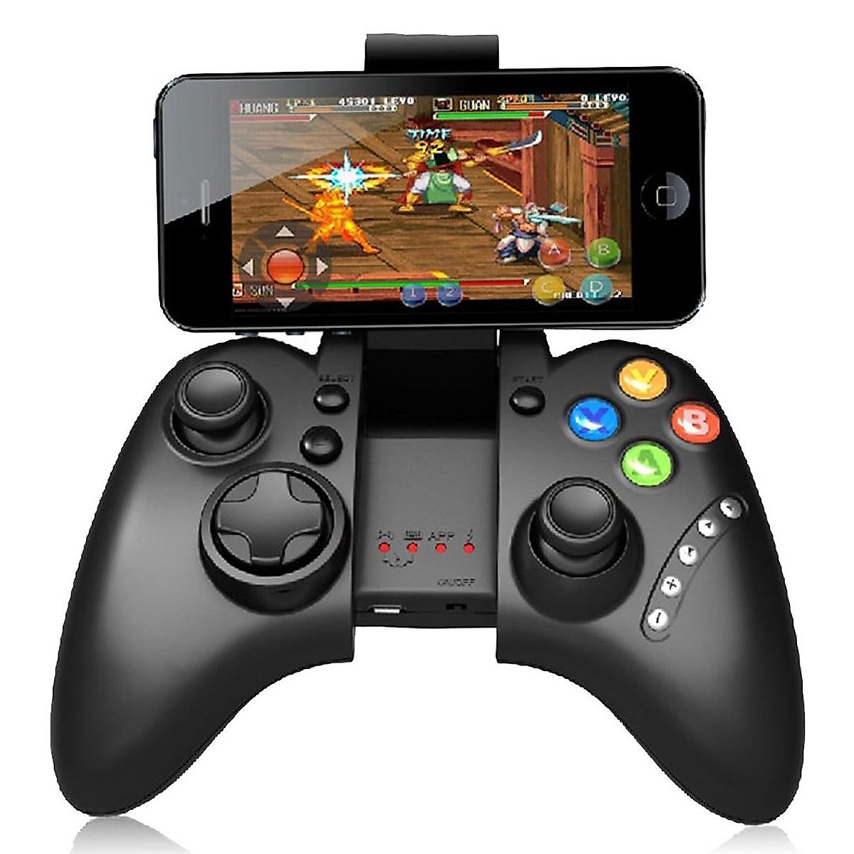 Megadream Wireless Android Gaming Controller Joystick with Phone Clamp for Samsung Galaxy S9 S8 S7 S6 Note 9 8, HTC One, LG, Nokia Smartphone Tablet - Work Windows 8 7 XP & Android TV Box/Android TV