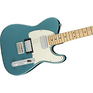 Fender Player Telecaster HH Electric Guitar, with 2-Year Warranty, Tidepool, Maple Fingerboard