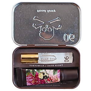 TokyoMilk Dead Sexy Date Night Kit | Includes Citrus Rose Lip Tint and Dead Sexy Eau de Parfum Mini Rollerball
