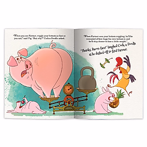 Cock-a-Doodle Chicken Noodle - Children’s Book for Ages 4-9, A Barnyard Adventure about Learning to Have Kindness and Self-Compassion for Others, Standing Up to Bullying, & Developing Humility