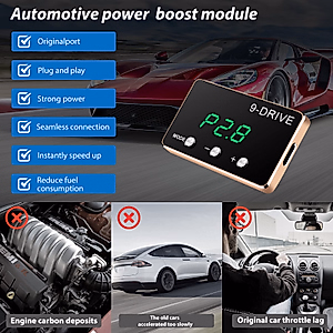 Throttle Response Controller 9 Drive Compatible with Toyota Tacoma 2005+(2.7L 3.5L 4.0L),FJ Cruiser 2006+,4Runner 2003-2009(4th Gen Only) 4.0L 4.7L,for Prado 2005-2009,Sienta 2003-2010(821)