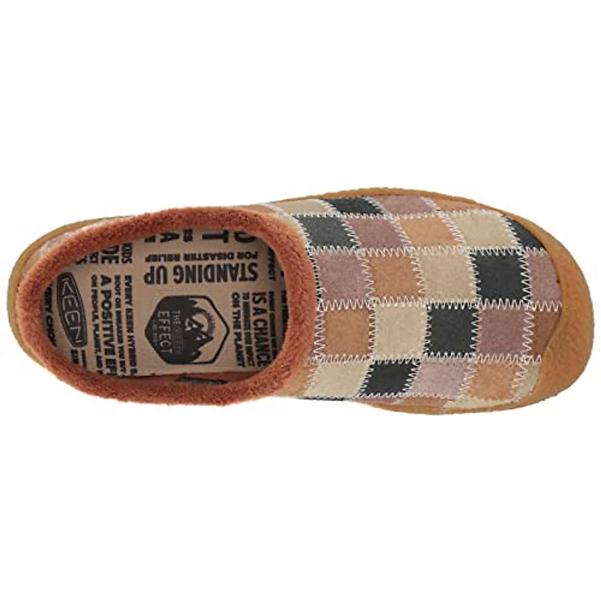 KEEN Women's Howser Harvest Casual Comfortable Leather Slip On Mule, Patchwork, 10.5