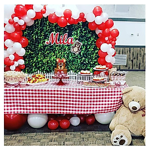 SJOLOON 7X5ft Green Leaves Backdrop Grass Backdrop Natural Green Lawn Party Photography Backdrop Birthday Newborn Baby Lover Wedding Photo Studio Props 10923