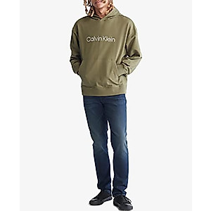 Calvin Klein Men's Slim Fit Jeans, Boston Blue Bla, 34W x 32L