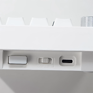 FKZ GMK26 Mechanical Numpad,Gasket QMK/VIA Macro Numeric Keypad Hot Swap Wireless 2.4G/BT5.0/Wired USB-C RGB Backlit 26 Keys Mini Protable Number Keyboard Programmable for Win/Mac/Gaming (White)