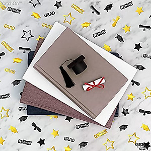 Congrats Grad Graduation Confetti 2023 - Pack of 1300 | Black and Gold Graduation Party Decorations 2023 | Congrats Grad confetti, Graduation Table Decorations | Class of 2023 Graduation Decorations