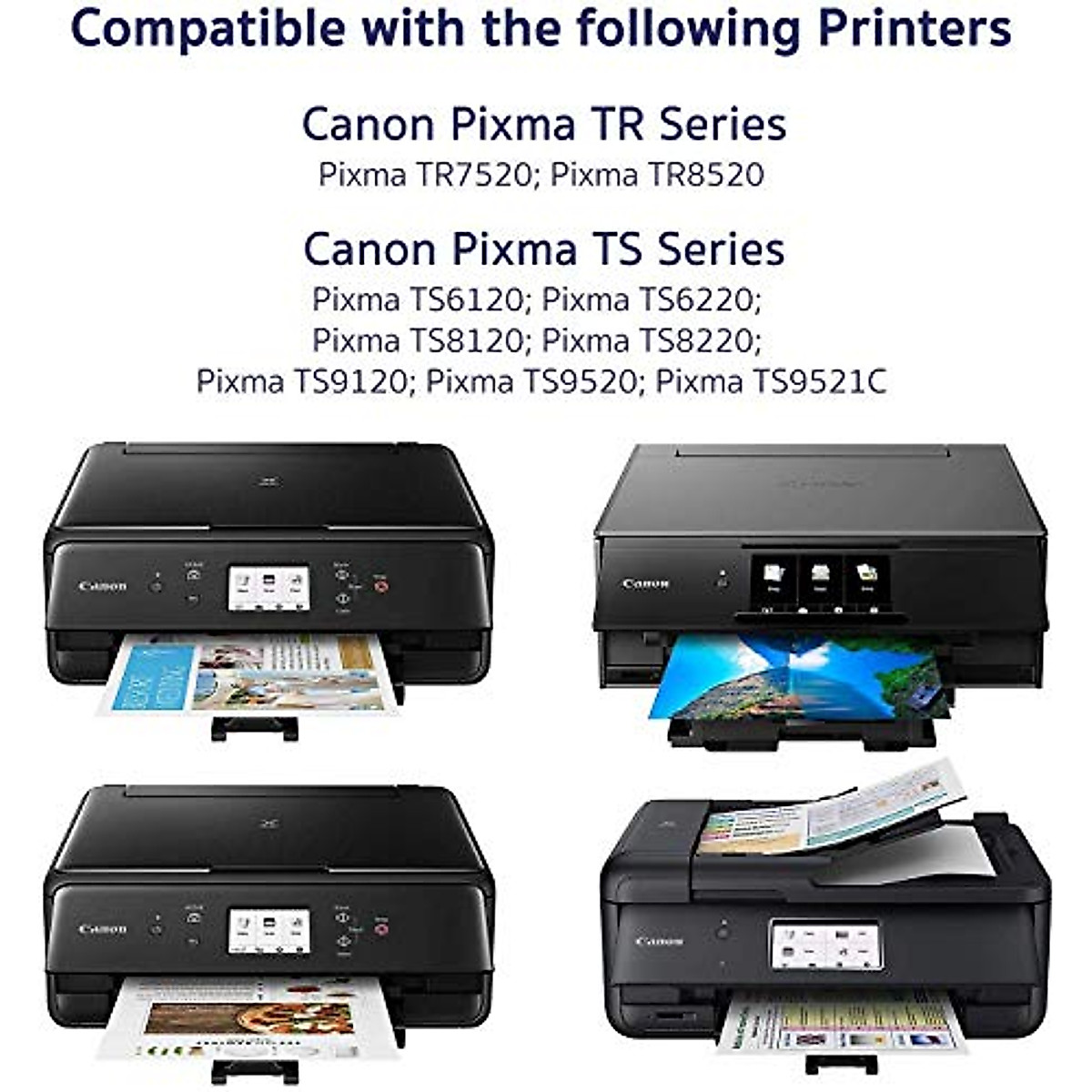 NEXTPAGE 3 Pack 280xxl Black Ink cartridges Replacement for Canon PGI-280XXL PGI280XXL Black PGI-280 PGI-280XXL PGBK for Canon Pixma TS6120 TS8120 TS9120 TR7520 TR8520 Printers