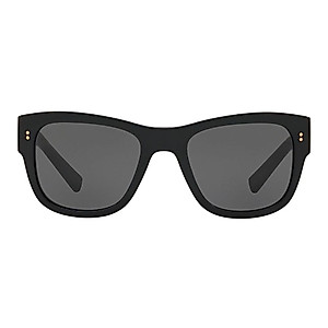 Dolce and Gabbana DG4338 501/87 Black DG4338 Square Sunglasses Lens Category 3