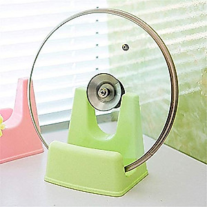 DRNKS Spoon Pot Cover Shelf Cooking Storage Kitchen Decoration Tool Bracket Rack-Drainer Shelf Pot lid Cover Shelf Suitable for Kitchen