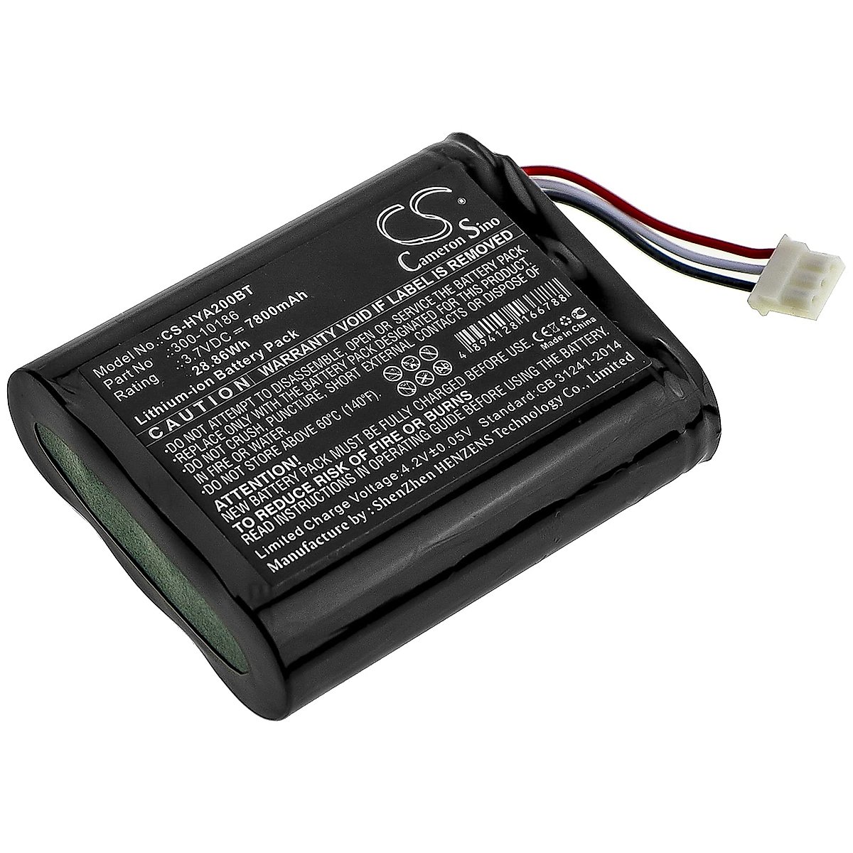 CS Cameron Sino Replacement Battery for ADT Command Smart Security Panel, Compatible with Honeywell Pro 7 AI05-2 AIO7-1 AIO7-2(7800mAh,3.7V,Li-ion)