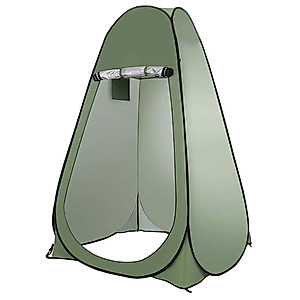 CLICIC Pop Up Privacy Shower Tent Instant Portable Outdoor Shower Tent Camp Toilet Changing Room Rain Shelter for Outdoors Indoors Green