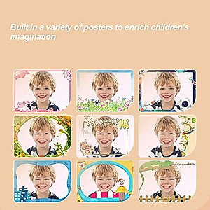 Pssopp Kids Digital Camera, USB Charging Cartoon Mini Children Digital Camera Rechargeable Toddler Camera for Toddler