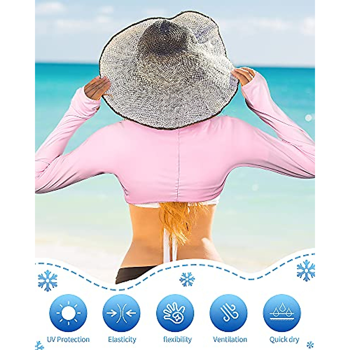 14 Pieces Women Cooling Shawl Arm Sleeve with Finger Hole Anti-UV Golf Cooling Shawl Arm Sleeve Sun Protection Breathable and Comfortable for Golfing, Driving, Riding, Fishing, 14 Colors