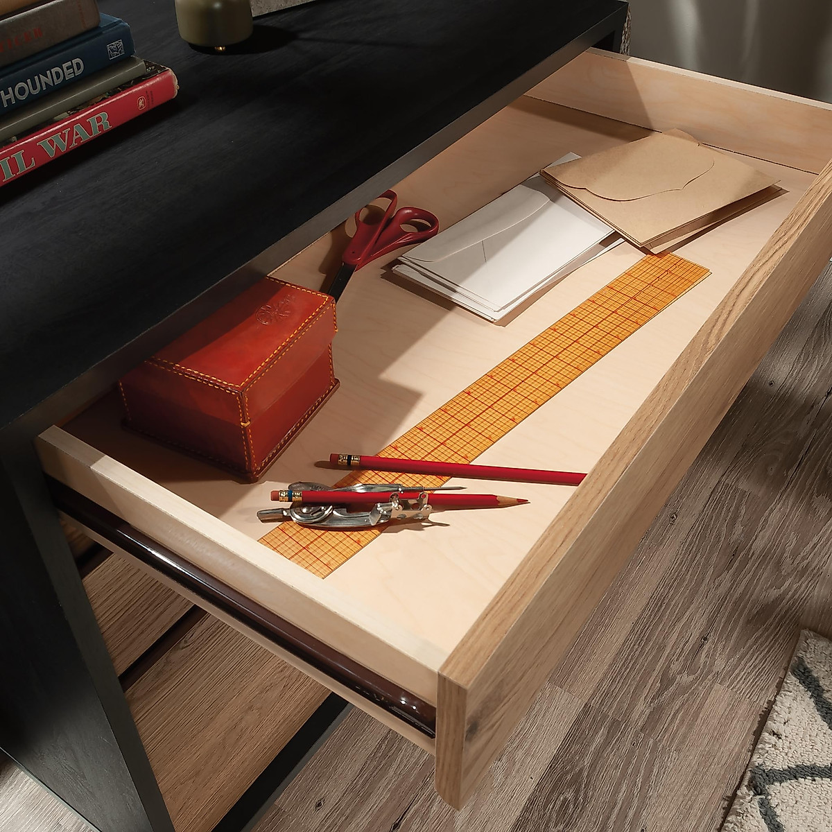 Sauder Acadia Way Lateral File, Raven Oak Finish