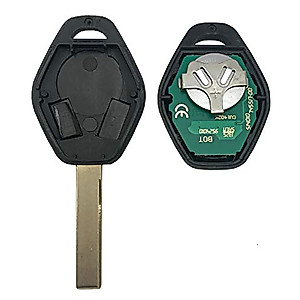 New Uncut Keyless Entry Remote Control Car Key Replacement Fit for BMW LX8 FZV Z4 X 3 X5 E46 Series 3 5 6 7 Z3 EWS 315MHZ / 433MHZ