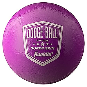 Franklin Sports Dodgeball Ball Set – Superskin-Coated Foam Balls for Playground Games – Small Dodgeballs for Gymnasium Games – Easy-Grip Foam Balls – Won’t Shred or Tear for Hours of Fun (pack of 6)