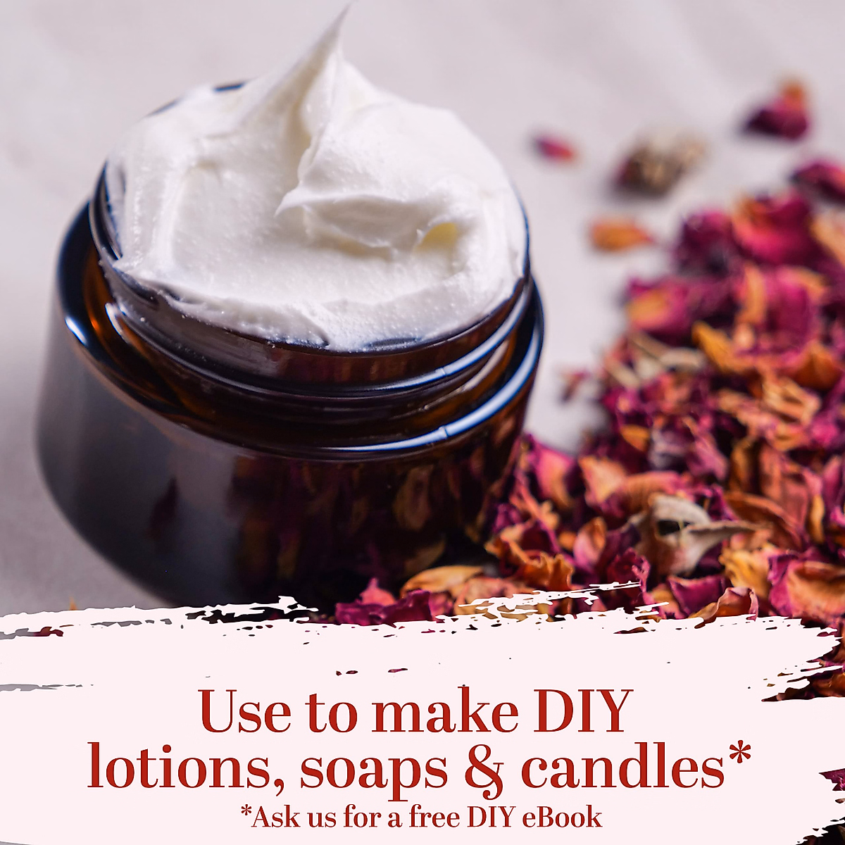 Dried Rose Petals | Edible, Food Grade Red Petals for Cooking and Tea | Suitable for Soap Making, Infused Oils, Lipgloss, Bath Bombs, Bath, Wedding Confetti | 4 oz by Better Shea Butter