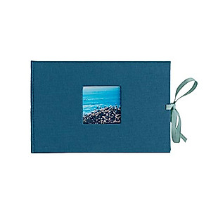 Kolo Noci Small 4x6 Photo Album, Holds 24 Photos, Ideal for Weddings and Baby Books, Lake
