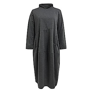 High Waist Smocked Flowy Tiered Mixi Dress Groovy Gingham Shift Dress Tie Waist Slim Fit Slit Maxi Dress Grey