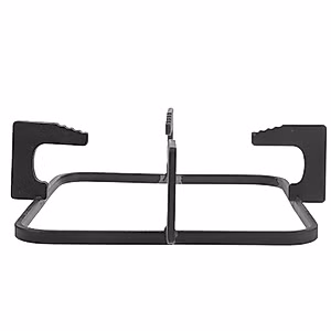 Luxshiny Stove Trivets Wok Burner Wok Burner Iron Wok Support Iron Wok Rack Wok Ring Wok Support Ring Rings Square Gas Oven Accessories Gas Stove Burner Pot Stove Stand (8.14X8.14X2.36 inch)