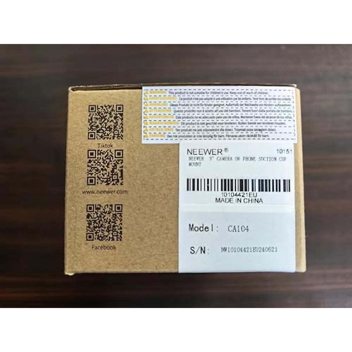 Neewer 3" Suction Cup Camera Mount Bracket with Ball Head Magic Arm, 1/4" ARRI Holes, Quick Release Car Mount with Phone Holder & Action Cam Adapter Compatible with iPhone DJI Insta360, CA104