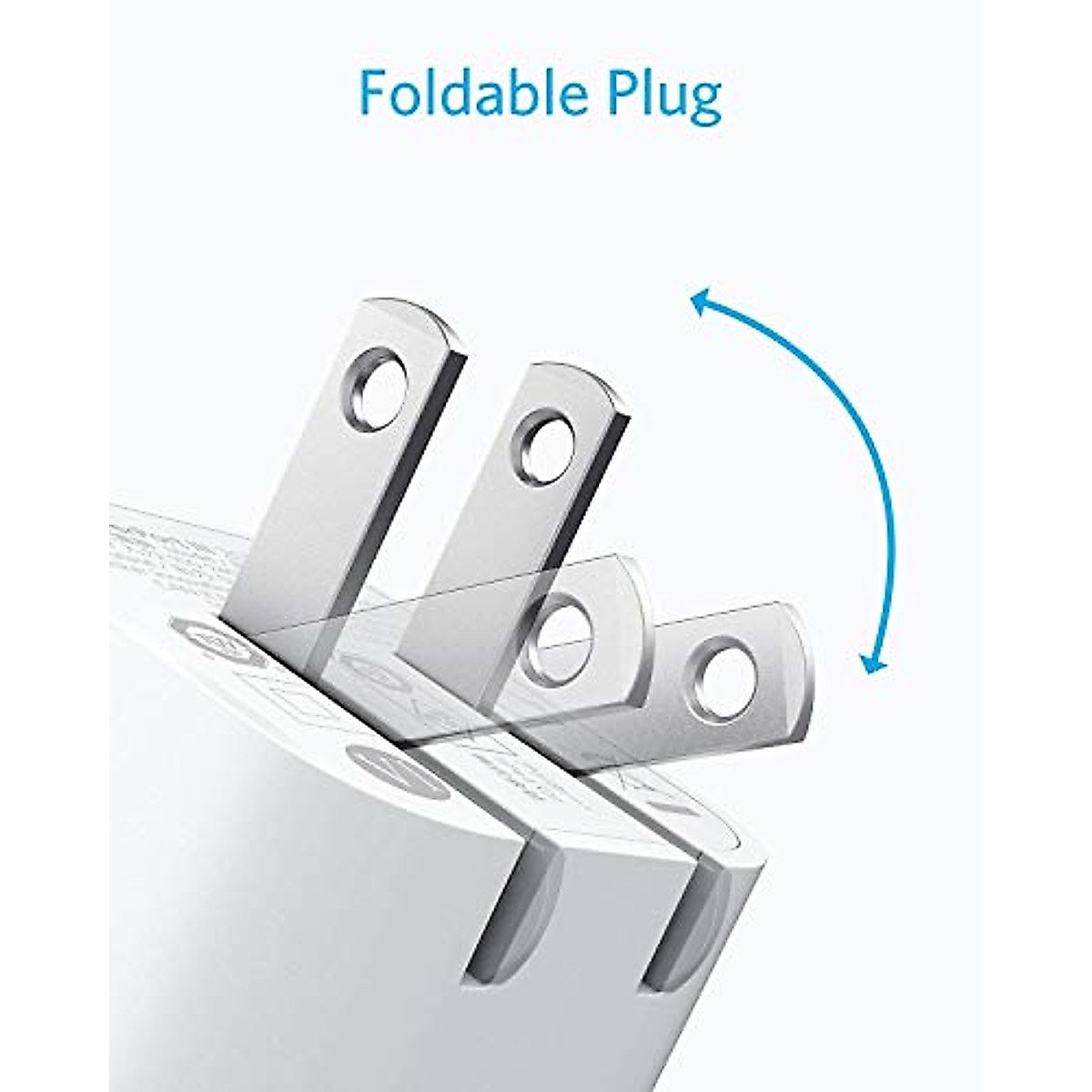 USB C Charger, Anker 20W PIQ 3.0 Fast Charger with Foldable Plug, PowerPort III Charger for iPhone 14/14 Plus/14 Pro/14 Pro Max/13, iPad/iPad Mini, MagSafe, and More (Cable Not Included)