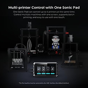 Creality Sonic Pad Based on Klipper Firmware 7 Inch Touch Screen 3D Printer Smart Pad with Higher Printing Speed for Creality Ender 3 Pro/Ender 3 V2/Ender 3 S1/Ender 3 S1 Pro FDM Ender 3D Printers