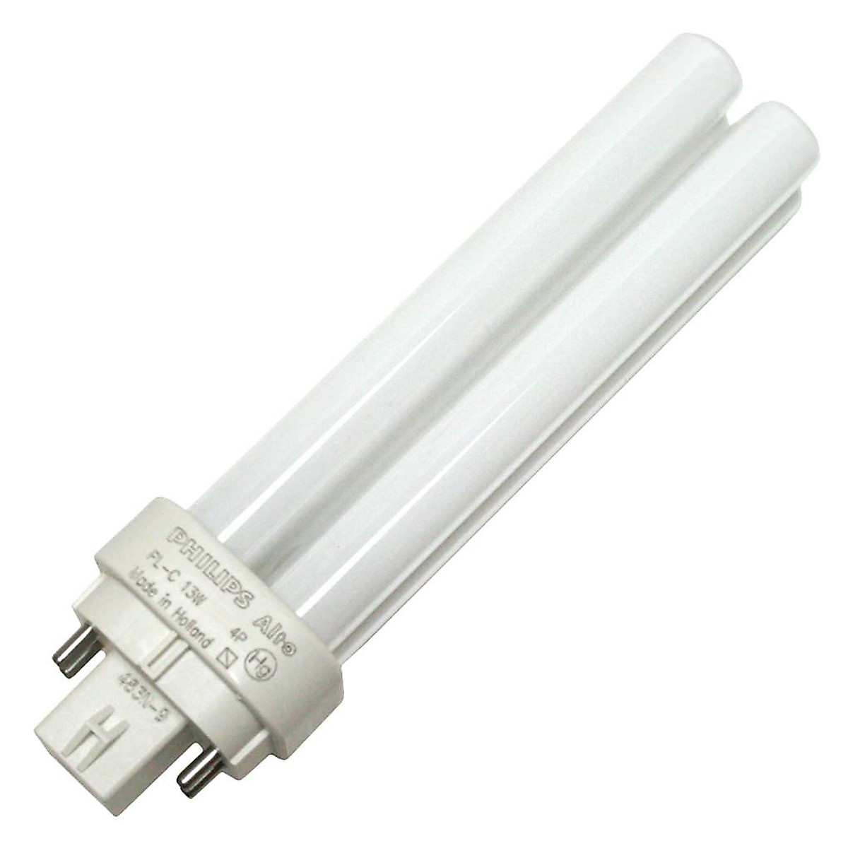 Philips 383257 - PL-C13W/27/4P/ ALTO Double Tube 4 Pin Base Compact Fluorescent Light Bulb