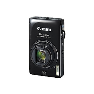 Canon PowerShot ELPH 510 HS 12.1 MP CMOS Digital Camera with Full HD Video and Ultra Wide Angle Lens (Black)