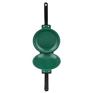 Double Sided Frying Pan, Kitchen Fried Egg Pancake Maker Flip Grill Pan Omelette Tray Home Household Baking Cookware