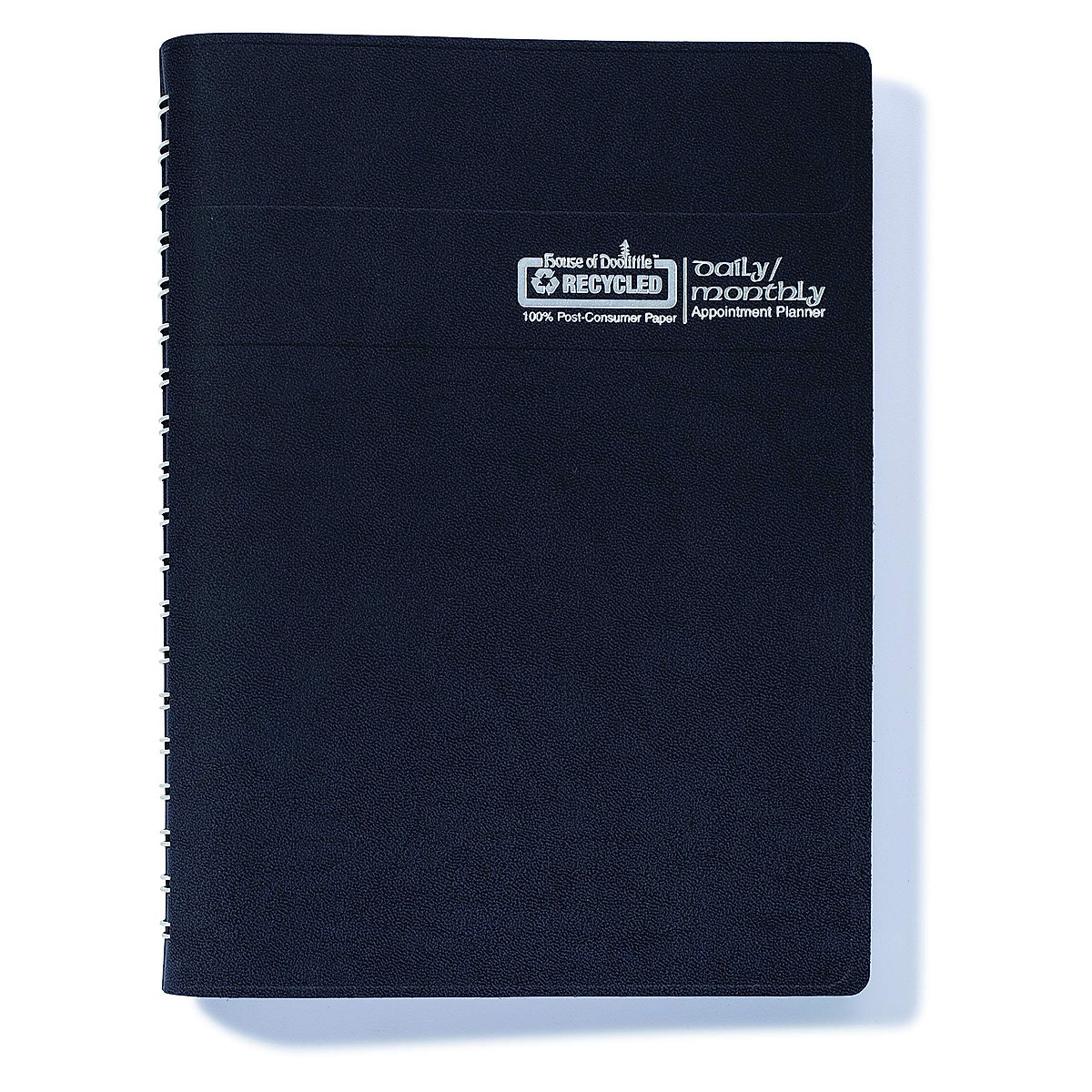 House of Doolittle 2024 Daily And Monthly 24-7 Planner Calendar, Black Cover, 7 x 10 Inches, January - December (HOD289632-24)