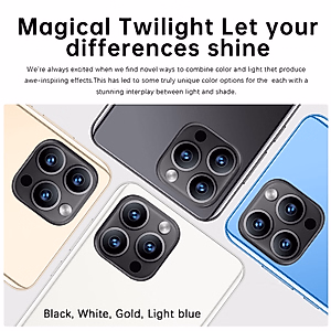 PUSOKEI 4G Cell Phone, Unlocked Android Smartphone, 2GB RAM 32GB ROM, 4.66 Full HD Screen, Dual SIM Slot, Pro Grade Camera, Face Recognition, WiFi, BT, Long Battery Life (Gold)