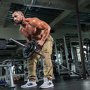 A2ZCARE Power Rack Mounted Landmine Attachment, T Bar Row Landmine Base, Fit 2-inch Olympic Row Bar, Compatible with 3x2 & 3x3 inch Power Cage