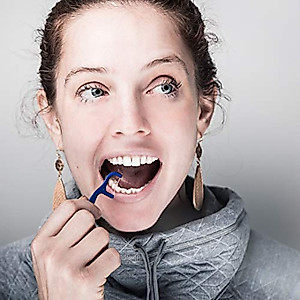 450 Disposable Floss Picks: The World's Most Convenient Floss Picks, Individually Wrapped in 4 Colors