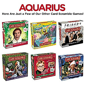 AQUARIUS Elf Card Scramble Board Game - Fun Family Christmas Party Game for Kids, Teens & Adults - Entertaining Game Night Gift - Officially Licensed Elf the Movie Merchandise