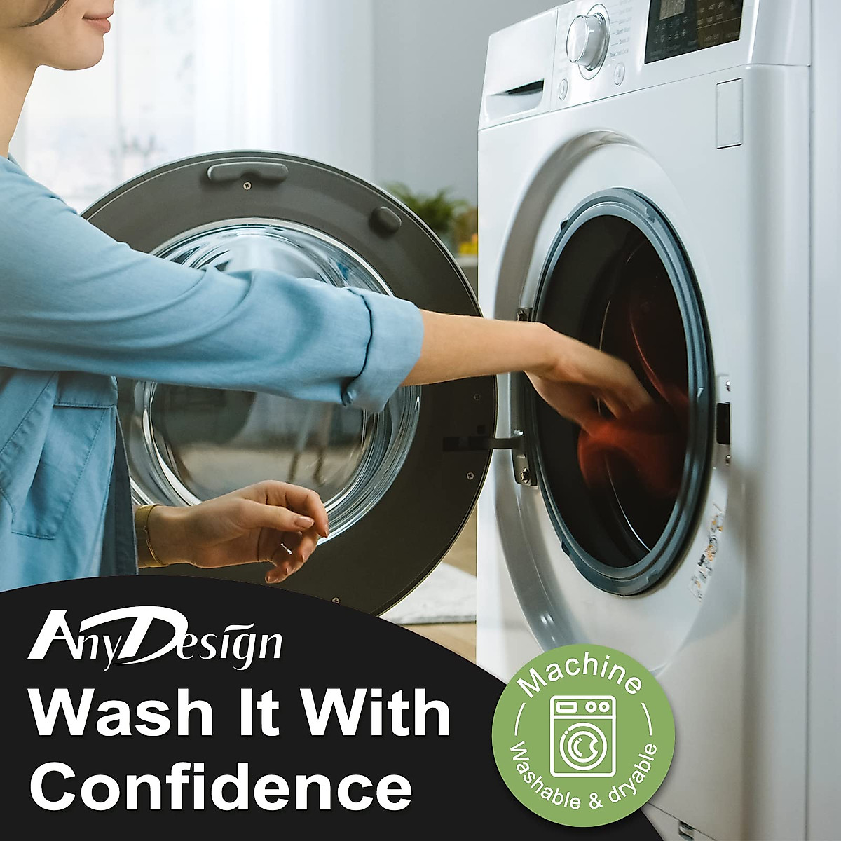 AnyDesign Easter Kitchen Towel 18 x 28 Inch Seasonal Dishcloth Easter Bunny Carrot Truck Cloth Tea Towel Farm Fresh Decorative Hand Towel for Bathroom Kitchen Home Farmhouse Cooking, 2Pcs