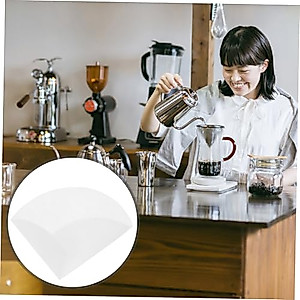OSALADI 2 Boxes Coffee Filter Paper Tea Infuser Coffee Dripper Filter Coffee Strainer Paper Coffee Maker Filters Coffee Filtering Tool Coffee Maker Replacement Filters Wood Fiber White