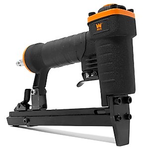 WEN 61706 20-Gauge 3/8-Inch Crown Air-Powered Pneumatic T50 Stapler for Upholstery and Woodworking