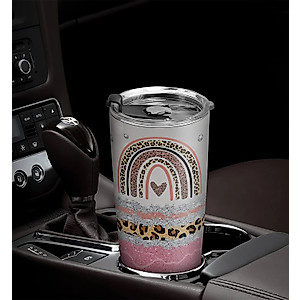 20oz Life is Better with Mom, Grandma, Mother Gifts, Coffee Thermos for Women, Stainless Steel Double Wall Vacuum Insulated Coffee Mug, Travel Cup with Lid