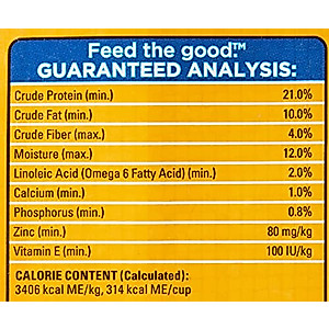 Pedigree Complete Nutrition Adult Dry Dog Food Grilled Steak & Vegetable Flavor Dog Kibble, 16 lb. Bag