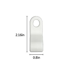 Woonsoon 40 Pcs Clothes Hanger Connector Hooks, Outfit Hangers, Hanger Extender Clips, Cascading Hanger Hooks, Household Strong Load-Bearing Closet Hook, Clothes Hangers Space Saving, White (Q13)