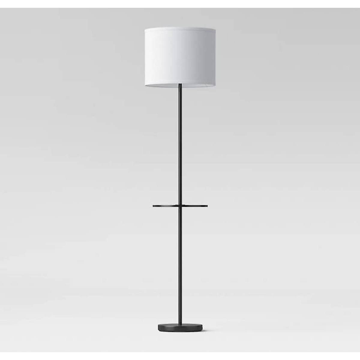 Floor Lamp with Shelf (Includes LED Light Bulb) Black - Room Essentials