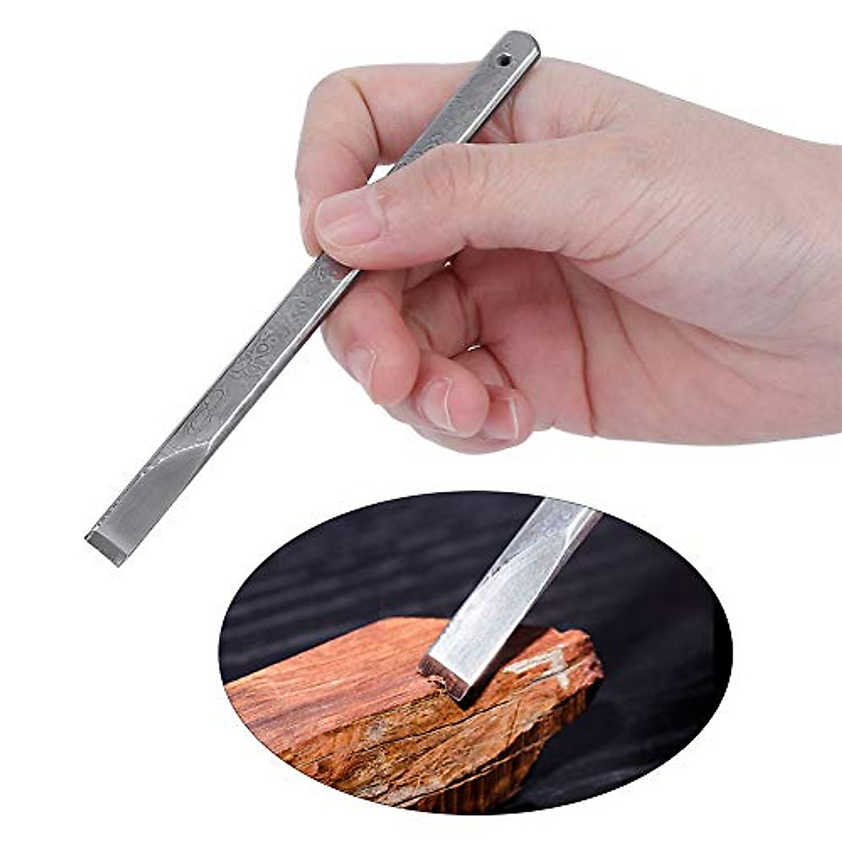 Damascus Steel Carving Scraper High-Strength Accuracy Blade Electric DIY Industrial Tool for Removeing Objects Surface