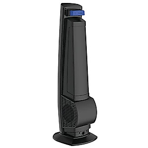 Lasko 42" Portable Outdoor Tower Fan with Bluetooth Technology for Decks, Patios and Porches with 4 Speeds, Night Mode, Internal Oscillation, Black, YF200