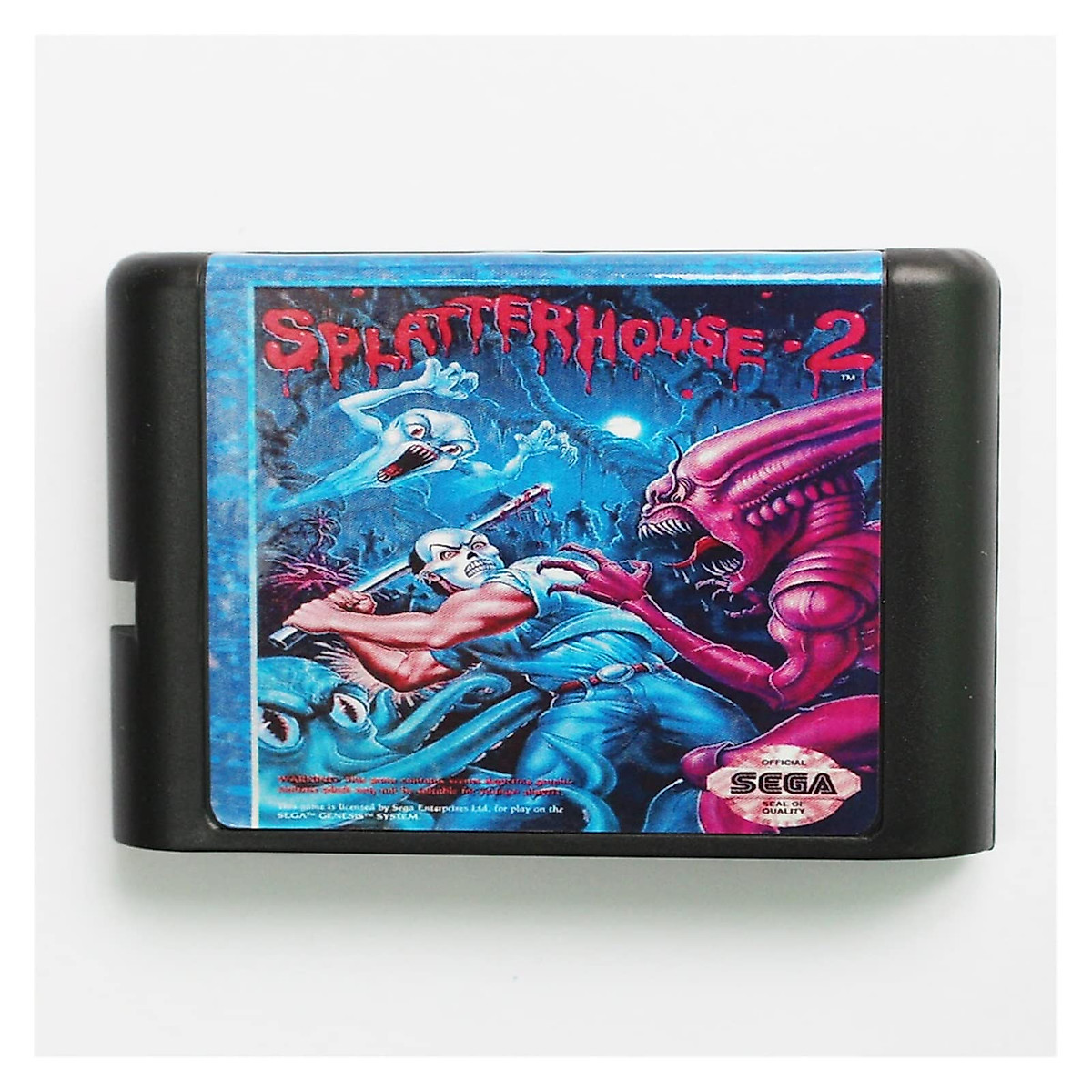 GaoHR Splatterhouse 2 Game Cartridge Newest 16 Bit Game Card Fit for Sega Mega Drive/Genesis System