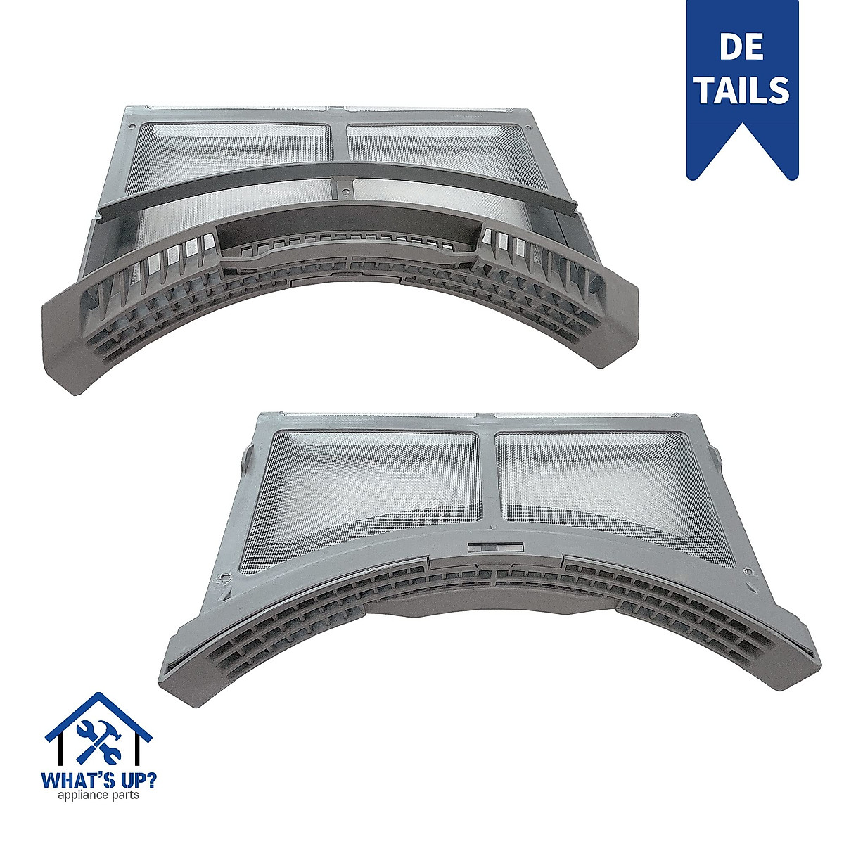 What's Up? DC61-02595A Dryer Lint Screen Filter Replacement Part for Samsung Dryers Replaces 2069505, AP4578777, PS4206799, EAP4206799