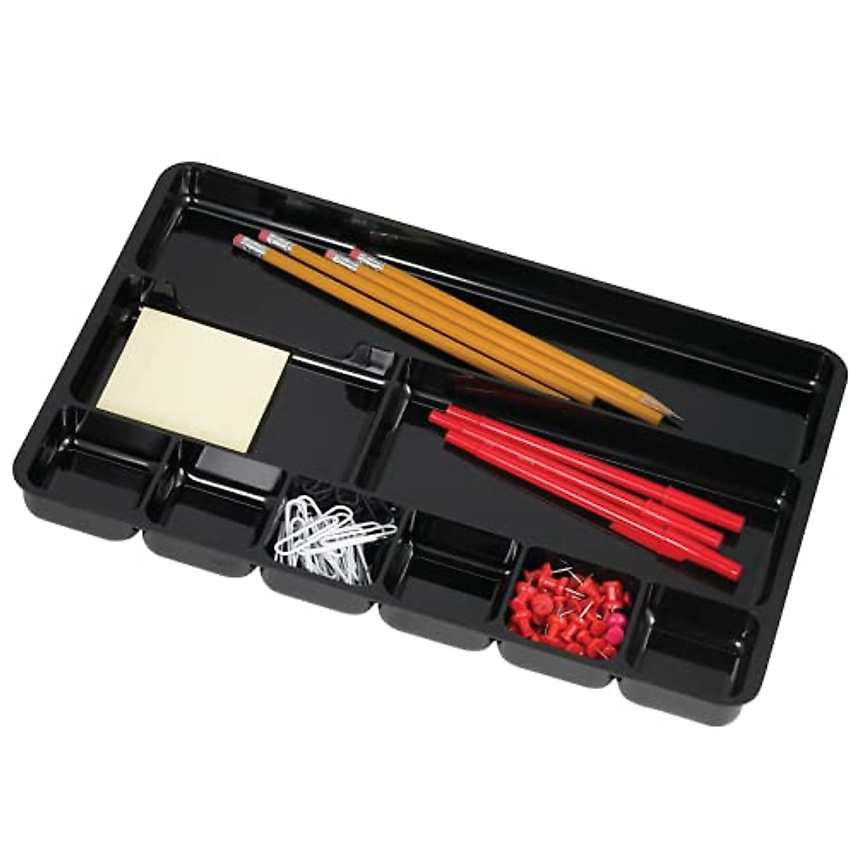 1InTheOffice 9-compartment Drawer Tray Organizer (2 Pack)