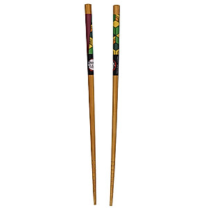Demon Slayer Bamboo Set Of 2 Collectible Anime Chopsticks 8.85 Inches Long Gift Set